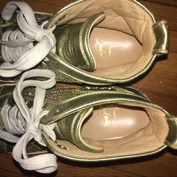 Christian Louboutin | Shoes | Louboutin Swarovski Strass Sneakers ...